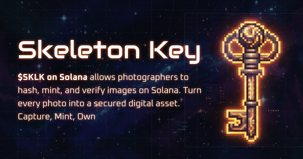 $SKLK | The Future of Photographic Ownership